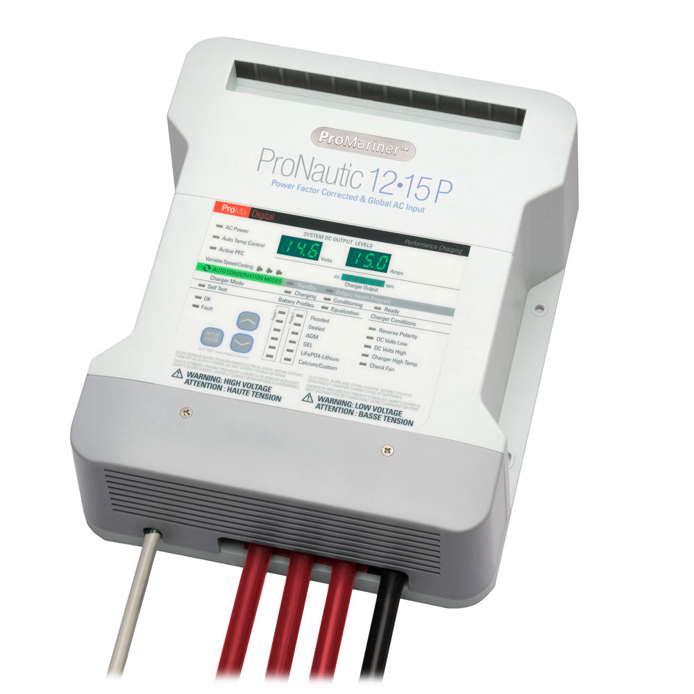 ProMariner ProNautic 1215P 15 Amp 3 Bank Battery Charger [63115 ...